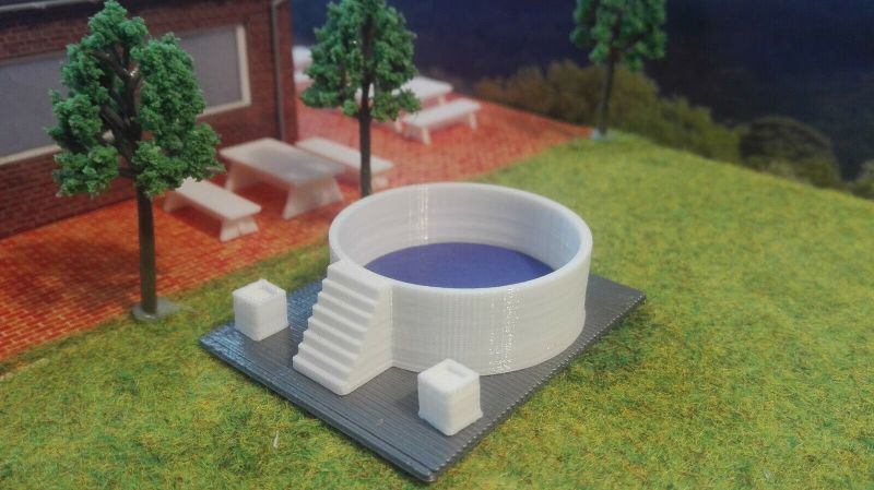 Spur HO | Aufstellpool | Swimmingpool | Pool | Schwimmbad mit Leiter ...