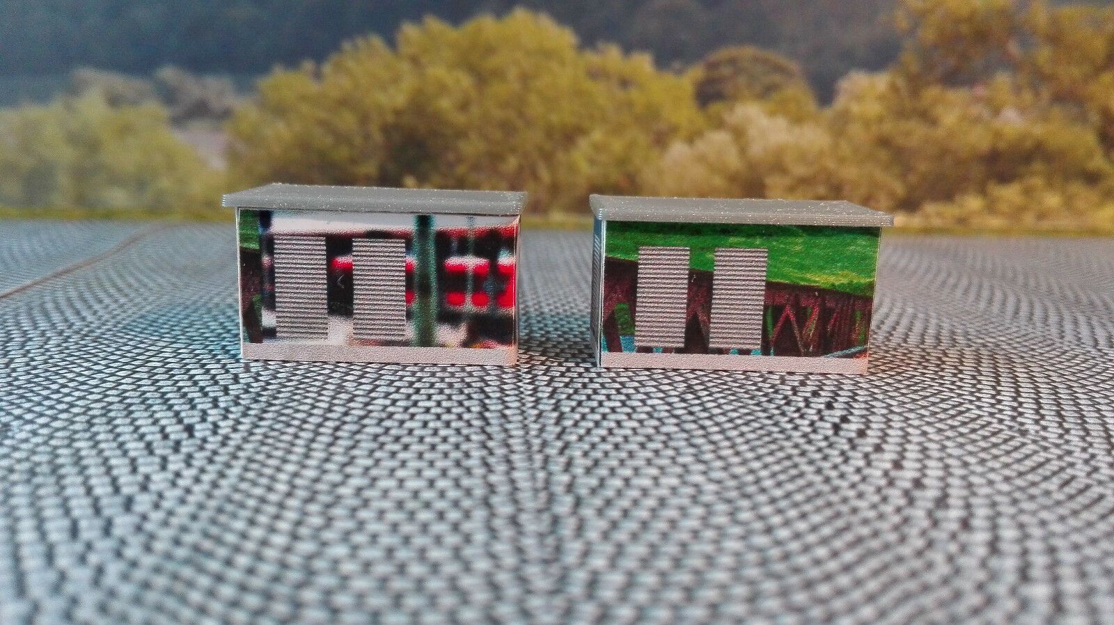 moderne Trafostation | Spur N 1:160 | Lasercut Bausatz | Trafohaus